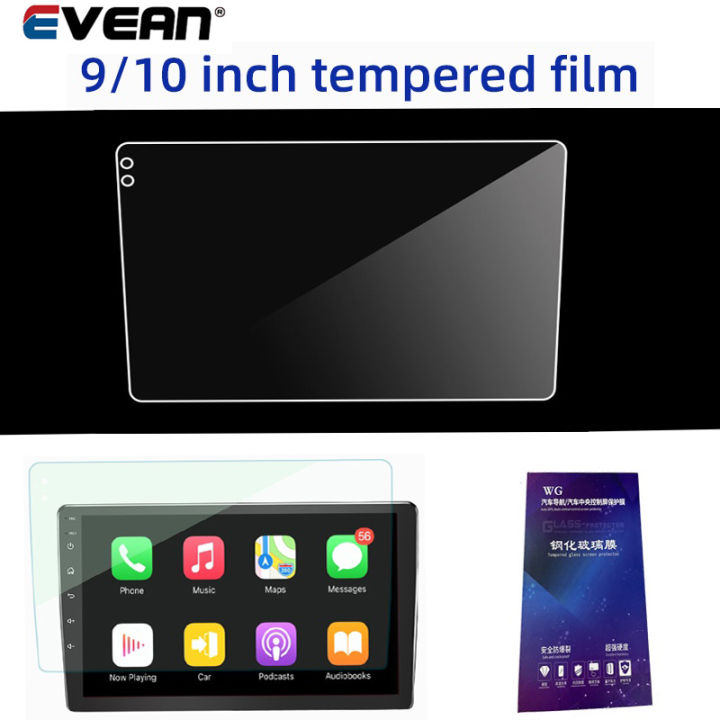 Android Player 9/10 Inch Screen Protector Car Tempered Glass Protective ...