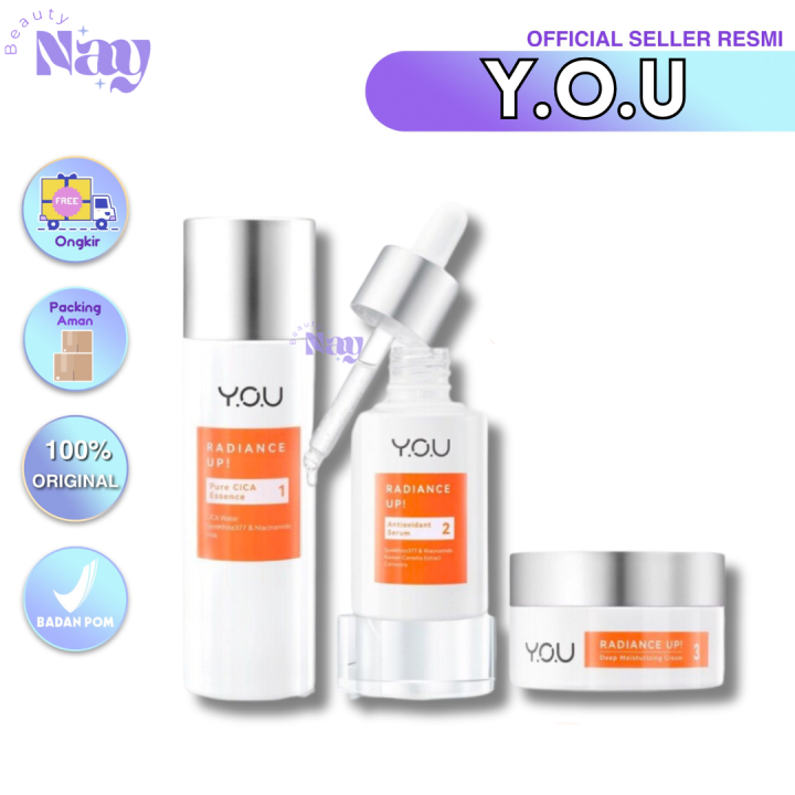 YOU RADIANCE UP! SERIES BRIGHTENING SERIES PURE CICA ESSENCE TONER ...