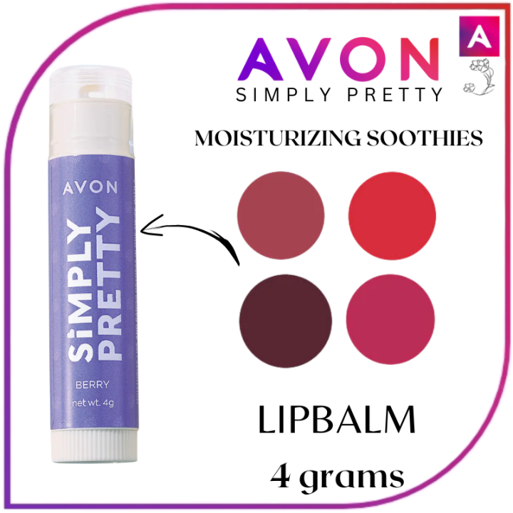 AVON SIMPLY PRETTY 24-H MOISTURIZING LIP BALM for TEENS, LADIES ( 4 GRAMS )-- AVON PHILIPPINES 2 ...