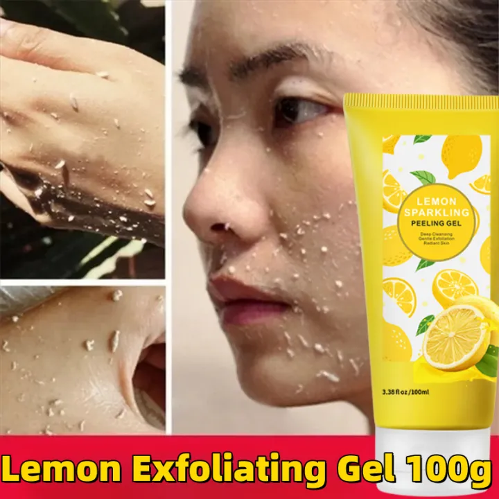 Der.J Lemon Exfoliating Whitening Gel Skincare Eksfoliasi Piling Wajah ...