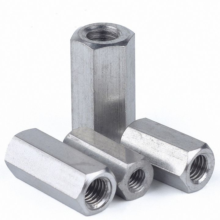 1Pcs A2-70 304 Stainless Steel Hexagon Hex Extend Long Rod Coupling Nut ...
