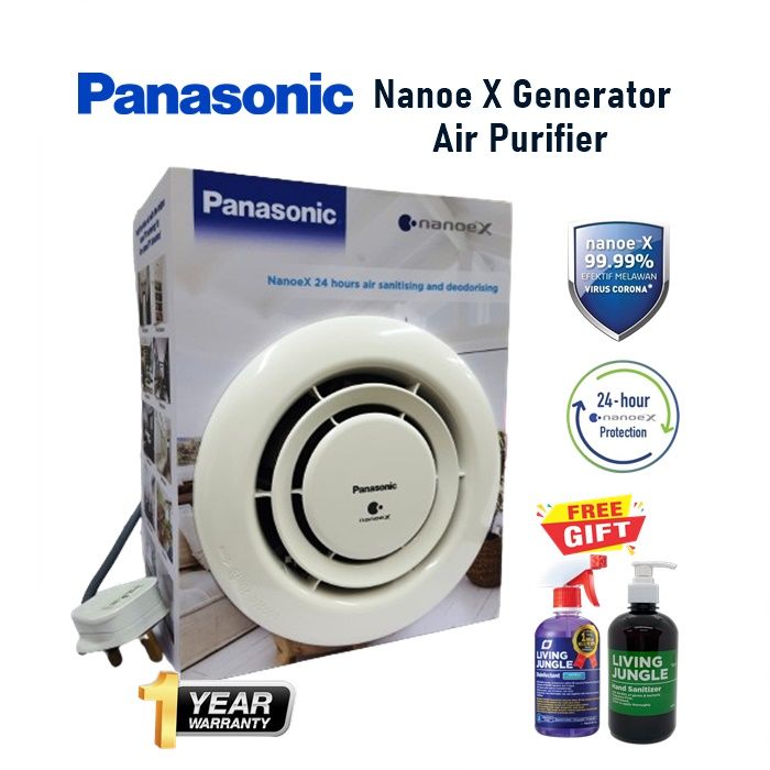 Panasonic Nanoe X Generator Air-e / Air Purifier With Casing Box | Lazada
