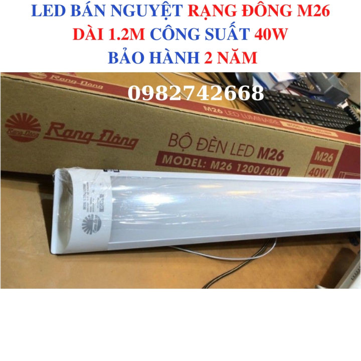 Đèn LED Bán Nguyệt Rạng Đông M26 60cm 20W 120cm 40W- Chính hãng bảo ...