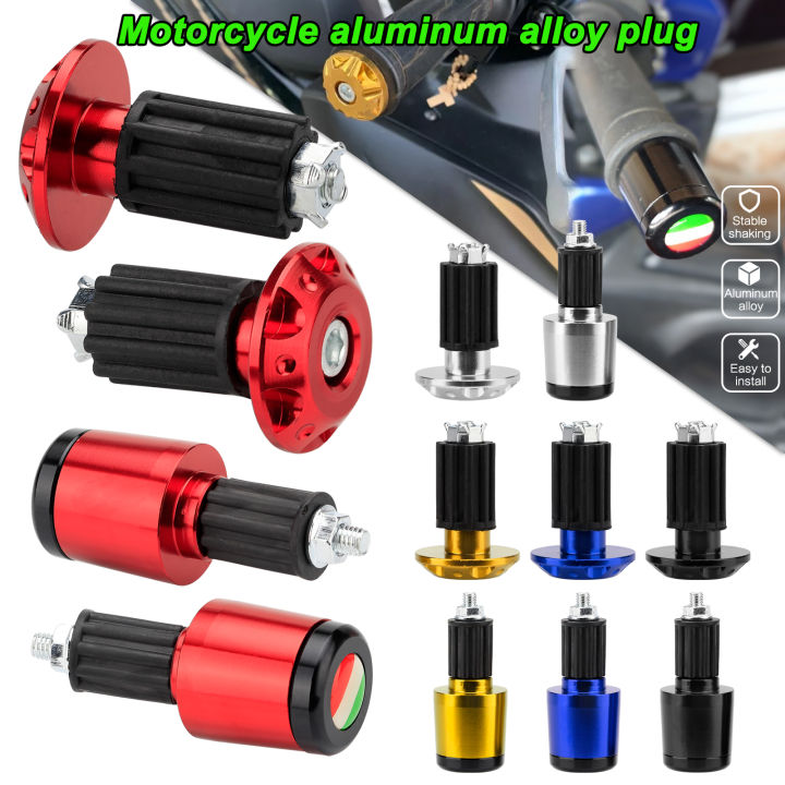 HANDLE BAR END PLUG WEIGHT SLIDER UNIVERSAL CNC handle Bar End Alloy ...