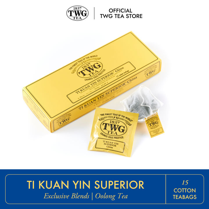 TWG Tea | Ti Kuan Yin Superior, Single Estate Oolong Tea in 15 Hand ...