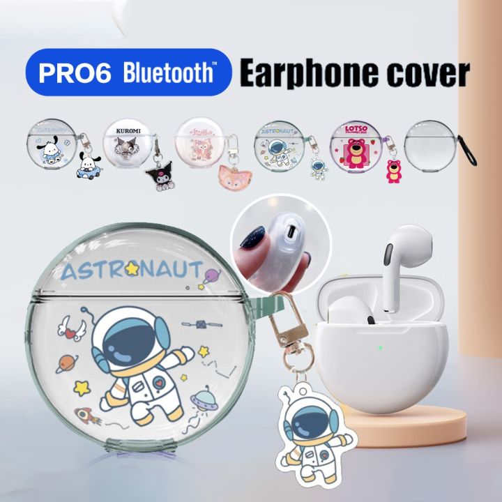[1-3Day Delivery] Cartoon Lovely Tws Pro6 Case Wireless Headphones ...