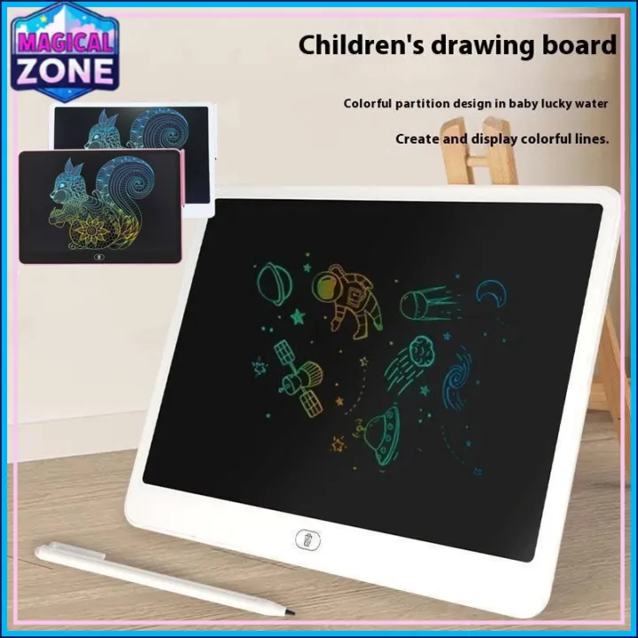 Portable Board With Magnetic Pen 11/16 Inch LCD Writing Tablet Kids ...