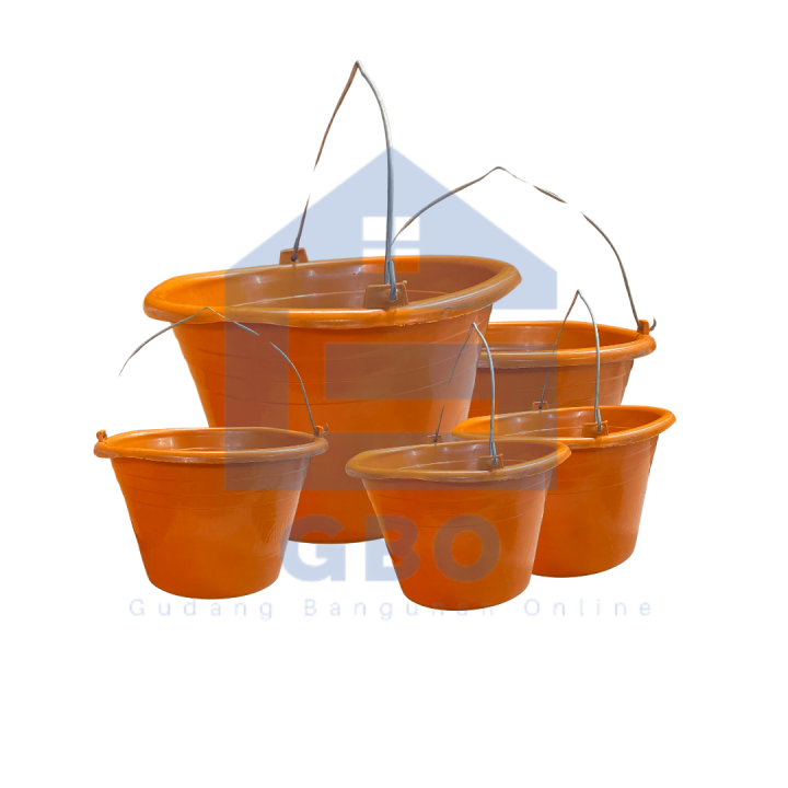 Ember Plastik Orange | Ember Cor Anti Pecah - Elasttis 14" | Ember ...