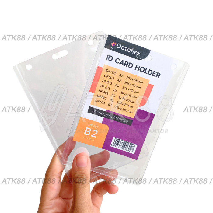 Plastik ID Card B2 / Card Case B2 / Plastik Panitia B2 | Lazada Indonesia