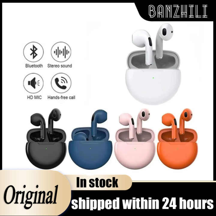 TWS Pro6 Wireless Headphones Bluetooth Earphones Earbuds Ear Bods ...