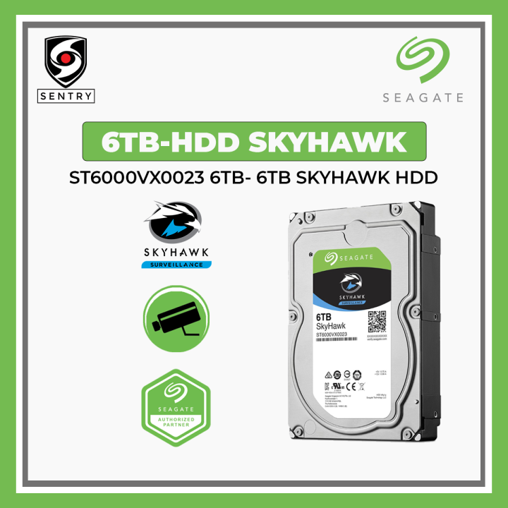 HIKVISION SEAGATE SKYHAWK ST6000VX001-520 6TB HARD DRIVE | Lazada PH