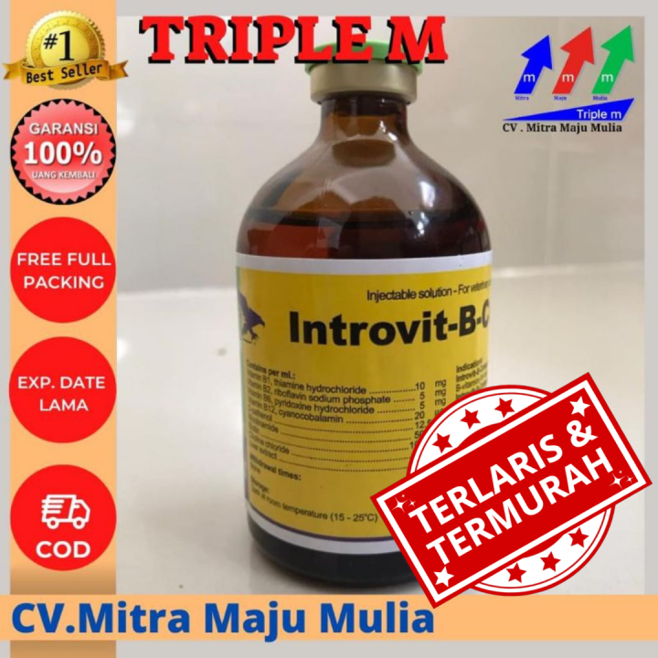 INTROVIT B-COMPLEX 100 ml Original (KONSENTRASI TINGGI DAN BIOTIN ...