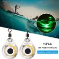 【HPS】 10Pcs Battery Powered Fishing Lures - Mini Eye Shape for ...