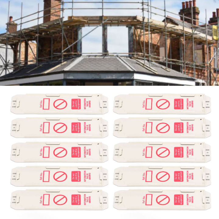 Plastic Scafftag Holder Scaffold Status Holder 10Pcs for Safety ...