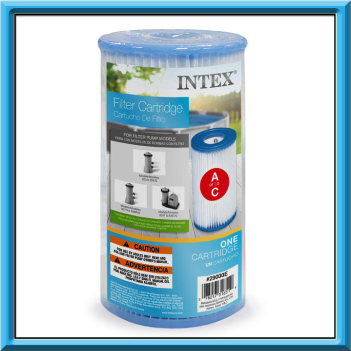 Intex 29000 Swimming Pool Type A Replacement Cartridge Filter for C530 ...
