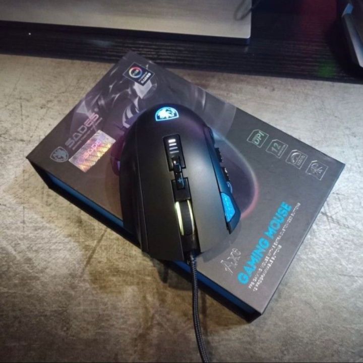 Sades Axe Rgb Gaming Mouse Lazada Indonesia