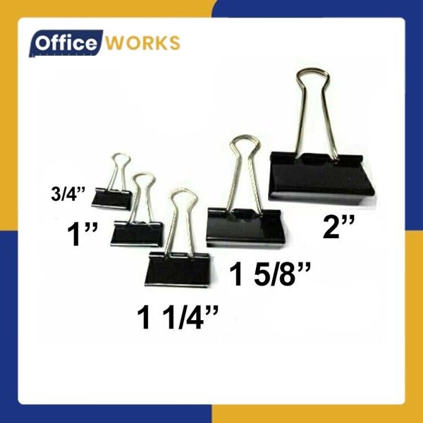 Rambo Binder Clips | Lazada PH