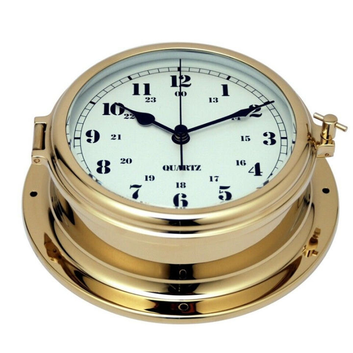 Marine quartz clock navigation clock deck copper clock CZ-1 wall clock ...