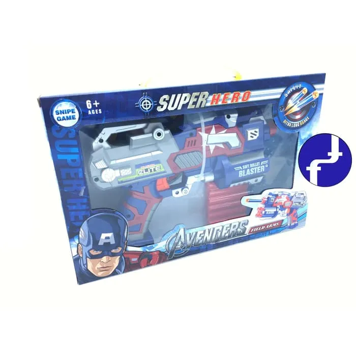 Mainan Anak Pistol Captain America Civil War Soft Bullet Blaster SB288 ...