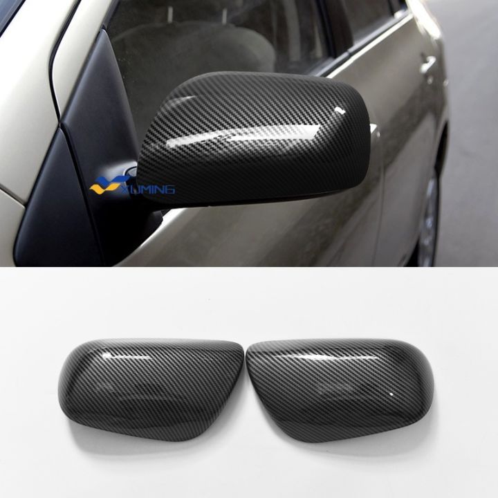 Xuming for TOYOTA YARIS 2006-2012 Carbon Fiber Pattern Car Side Mirror ...