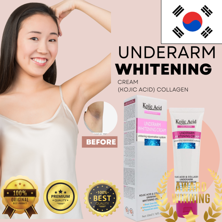 AUTHENTIC KOJIC ACID COLLAGEN UNDER ARM - Body Creams Armpit Whitening ...