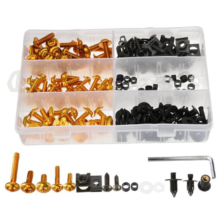 MOTOR ACCESSORIES FULL FAIRING BOLT KITS BODYWORK SCREW SKRU NUT FOR ...