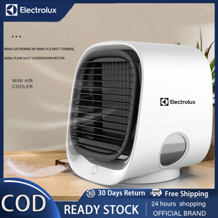 Electrolux USB Fan แอร์พกพา แอร์เครื่อนที่ พัดลมแอร์เย็น พัดลม USB พัดลมตั้งโต๊ะ 3 เกียร์ พกพา ...