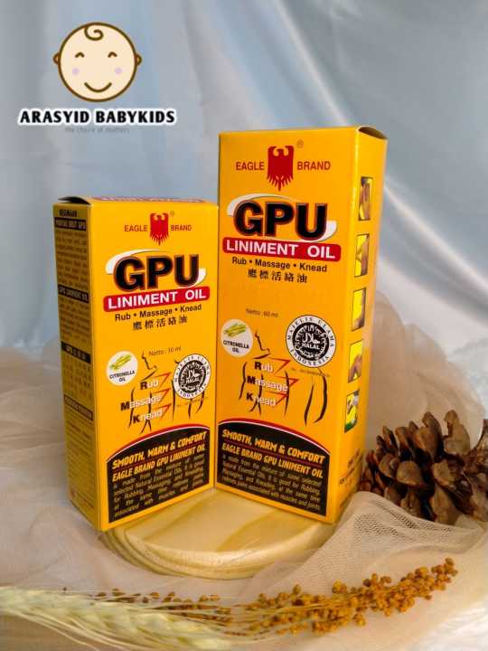 Minyak urut Gpu Cap Lang botol isi 30 ml dan 60 ml Untuk nyeri otot ...