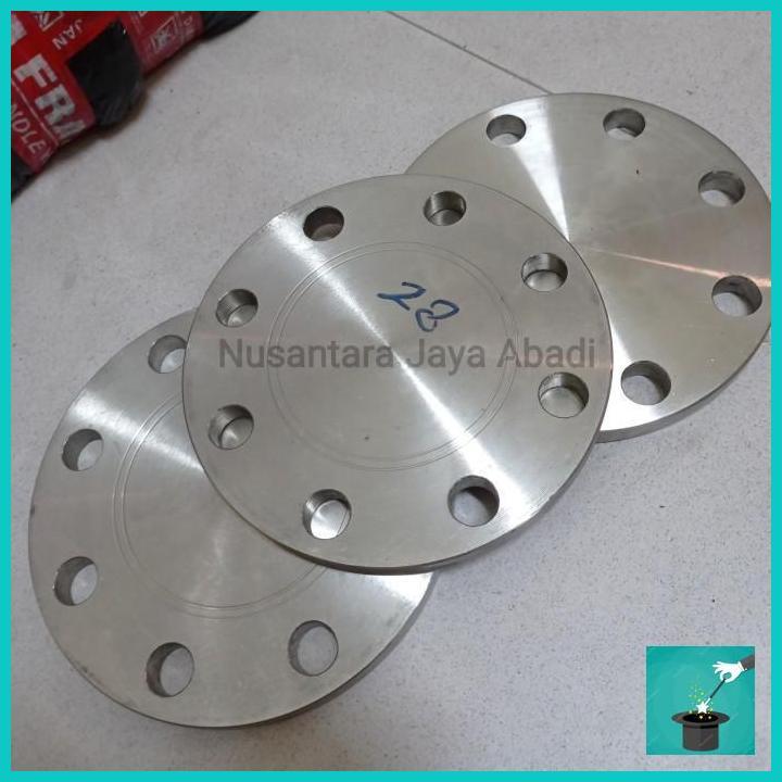 BLIND FLANGE/FLANGE BUTA STAINLESS SS 304 JIS 10K 4 " INCHI DN 100 ...