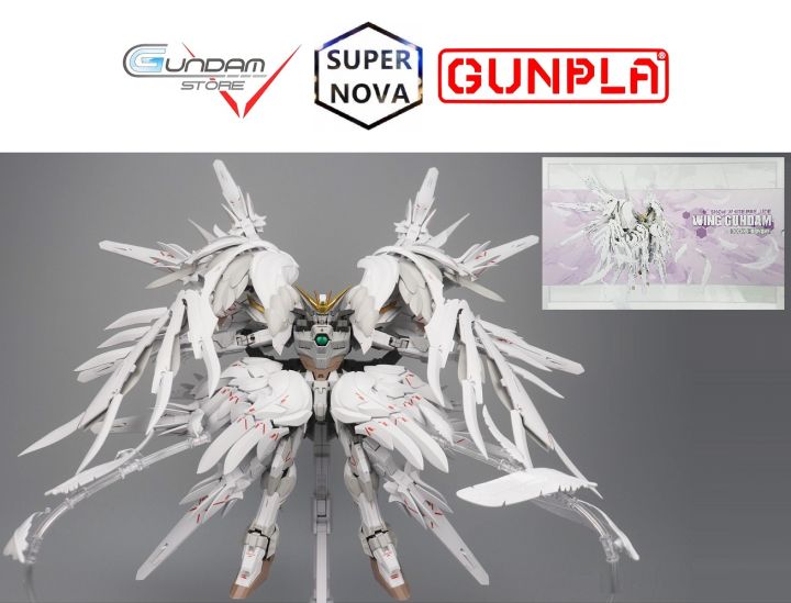 Mô Hình Gundam MG Wing Zero Snow White Prelude Super Nova 1/100 Master ...