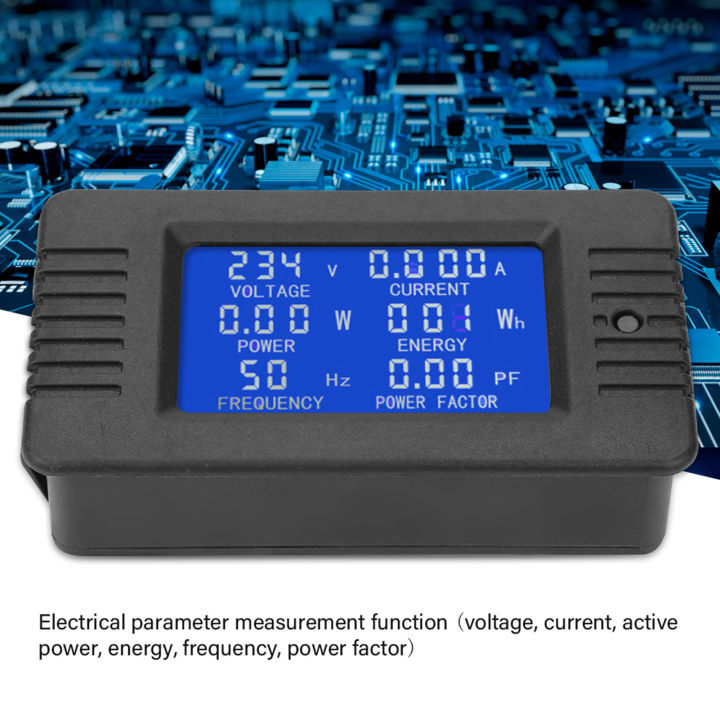 Ac Digital Power Energy Monitor with Closed Type CT 10A PZEM-020 ...