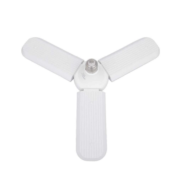 45W 6500K AC170-265V Foldable Fan Blade LED Light Bulb | Lazada PH