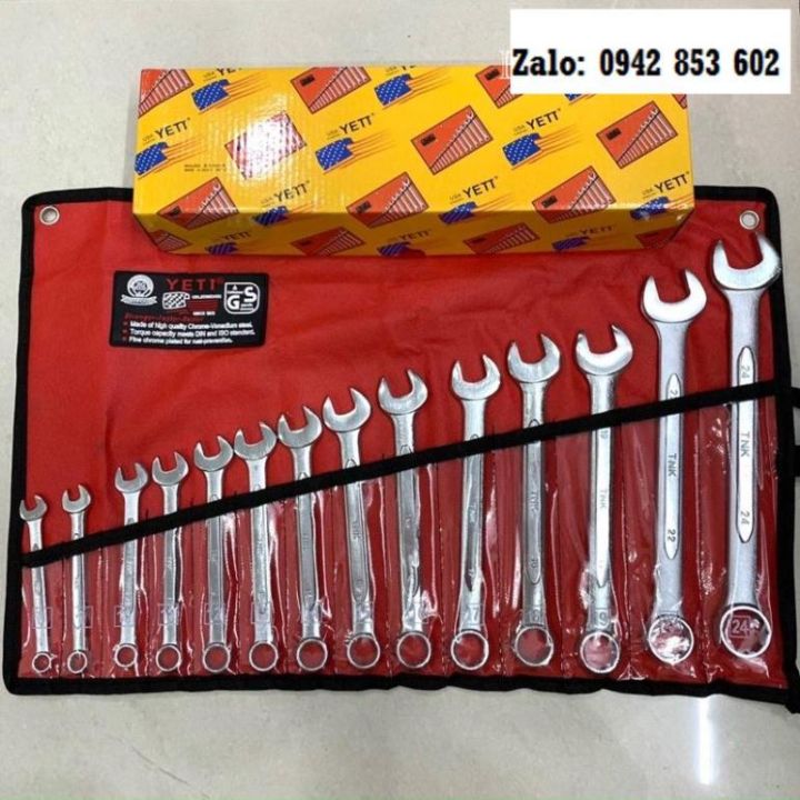 Bộ cờ lê yeti 14 chi tiết từ 8-24mm _TKDN | Lazada.vn