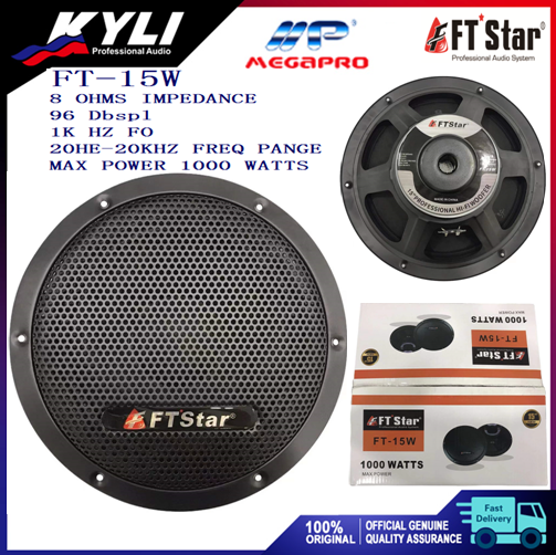 FT Star FT-15W HIFI SYSTEM Stage woofer, OEM 15" Woofers 1000 Watts ...