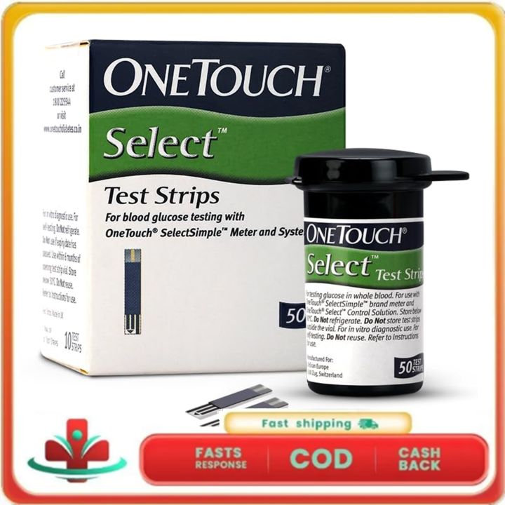 One Touch Select Test Strips 25s or 50s or One Touch Select Simple ...