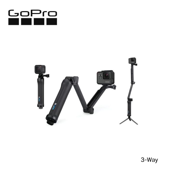 [Accesories] GoPro 3-Way ไม้เซลฟี่แบบพับ ยืด หดได้ สามารถหมุนด้านล่าง ...
