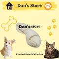 Knotted Bone White 6cm - Snack Gigitan Anjing Bentuk Tulang Ikat ...