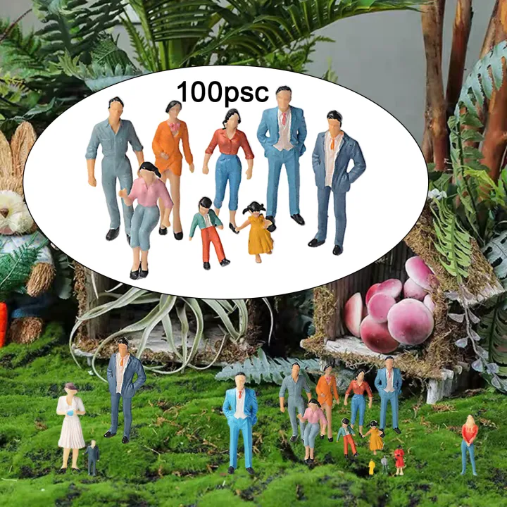 Kesoto Plastic Painted Figures,DIY Building Layout Scenery Toys,Sand ...