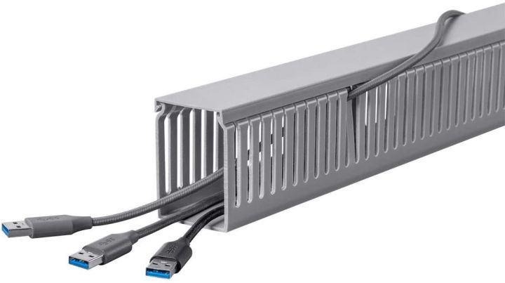 Server Rack Cable Management Open Slot Network & Data Cable Raceway，PVC ...