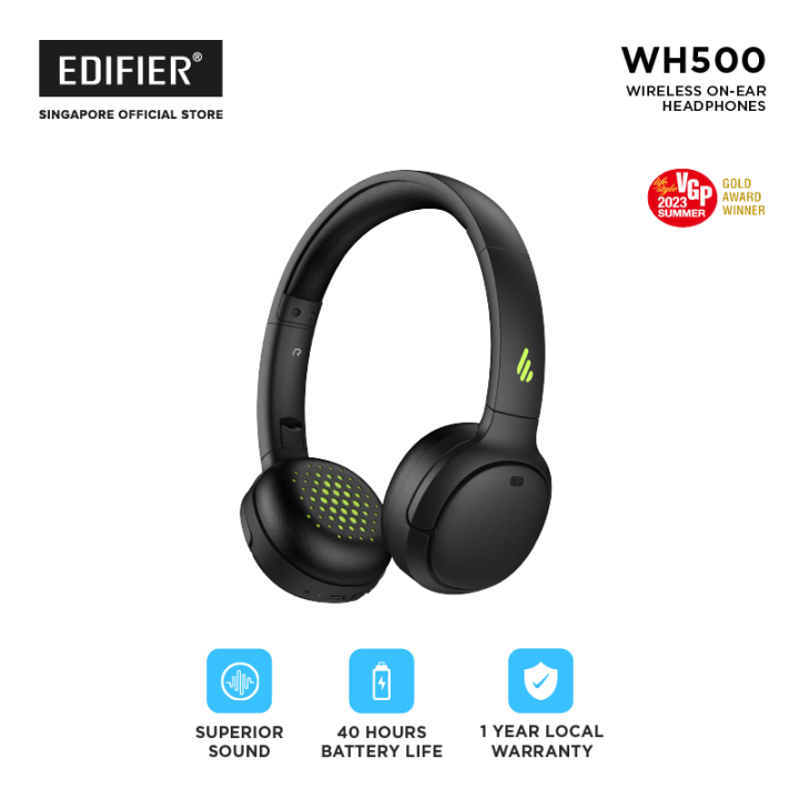 Edifier WH500 Wireless On-Ear Headphones | Lazada Singapore
