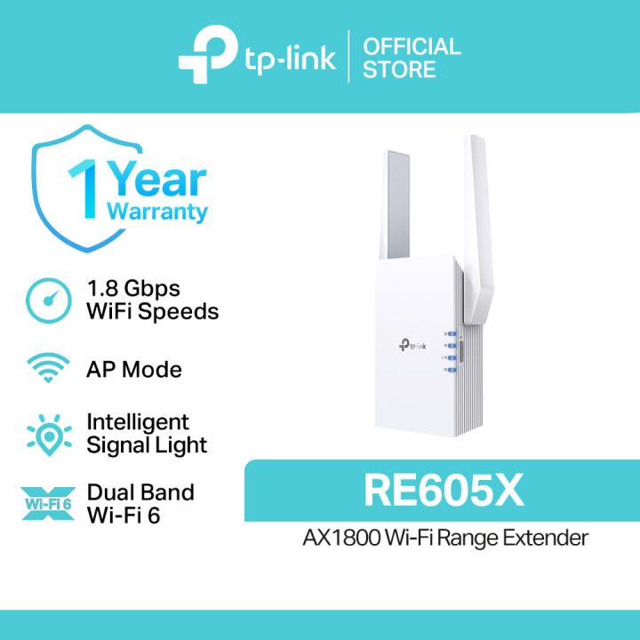 TP-Link RE605X AX1800 Wi-Fi 6 Dual Band Range Extender | WiFi Extender | WiFi Booster | 2.4GHz ...