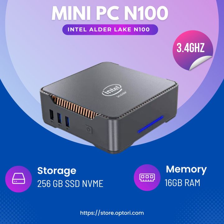 Máy tính để bàn mini – Máy chủ Server – Mini PC Intel NUC N100 Ram 16G ...