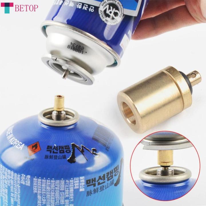 Teabelle Gas Refill Adapter for Outdoor Camping Hiking Inflate Butane ...