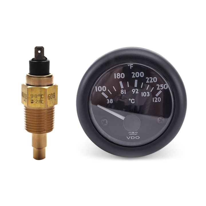 1 Pcs Vdo 1/2 Npt 21mm Thread Engine Oil Temperature Sensor & 1 Pcs VDO ...