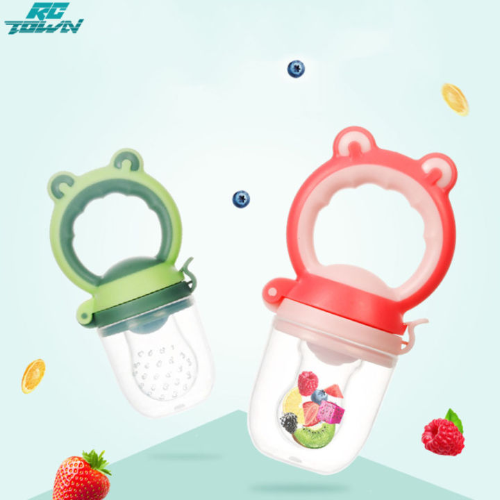 Fresh Food Fruit Vegetable Dispenser Frog Shape Pacifiers Feeder Food ...