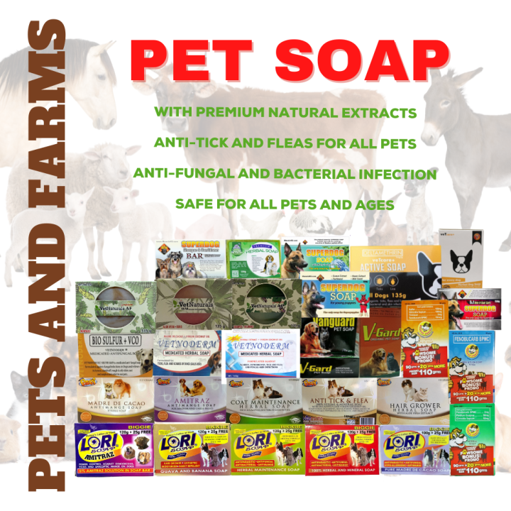 DOG SOAP ANTI TICK HERBAL MADRE CACAO ANTI FUNGAL ANTI MANGE HAIR ...