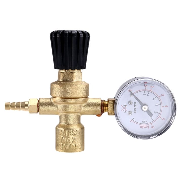 【qaf store】-Mini Argon Carbon Dioxide Pressure Reducer Pressure Gauge ...