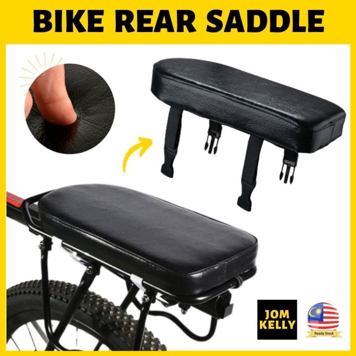 JOM KELLY Bicycle Rear Seat Cushion Seat Saddle Bike Backseat Black ...