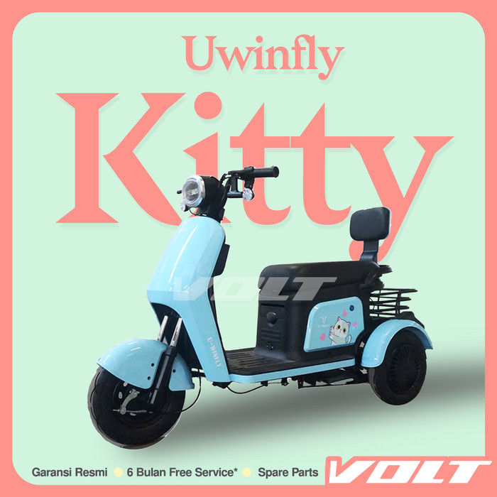 Uwinfly Kitty Listrik Roda 3 / Sepeda Listrik Roda 3 500W Bergaransi ...