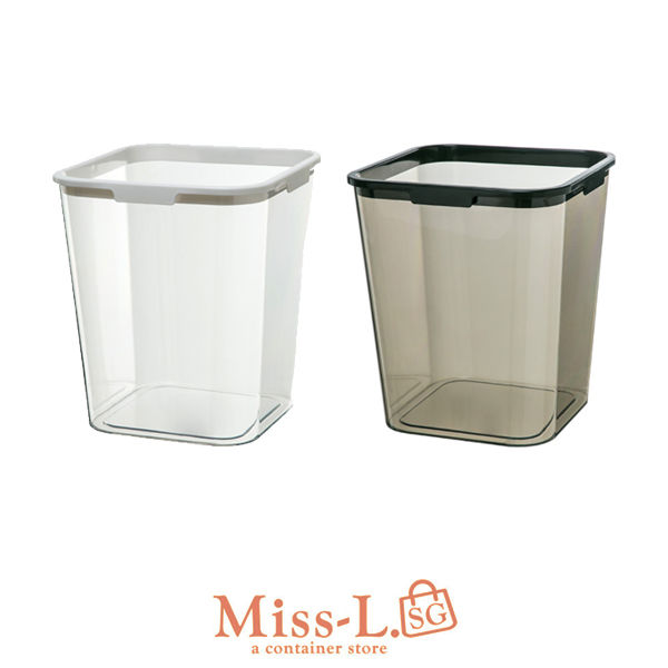 GIST-12L Transparent Waste Bin Rubbish Bin /Premium Trash Bin | Lazada ...